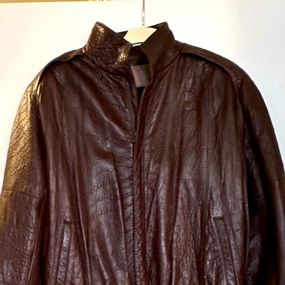 Mark Shale | Jackets & Coats | Mark Shale Mens Brown Leather Jacket ...